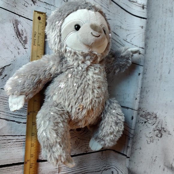 Kellytoy | Toys | Kellytoy Iridescent Sparkly Star Gray Sloth Plush 3 ...